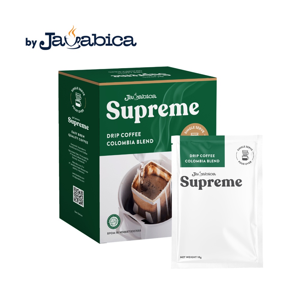 Jual Kopi Instan Javabica - Kopi Drip Supreme Colombia Blend (10 Gr x 3 ...