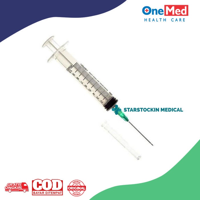 Jual Spoit 10 ml cc Onemed Spuit Disposable Syringe Satuan Pcs | Shopee Indonesia