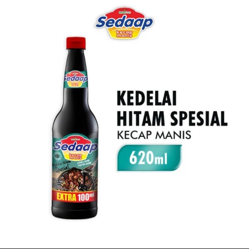 Jual kecap manis sedaap / sedap kedelai hitam spesial botol 620 ml ...