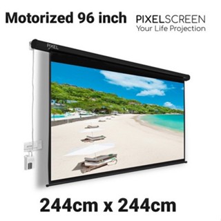 Jual Pixel Layar Proyektor Motorized 96 Inch Remote Otomatis | Shopee ...