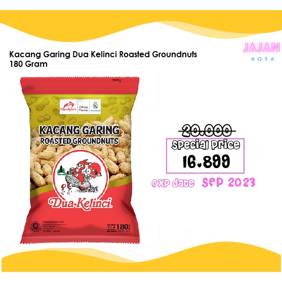 Jual Kacang Garing Dua Kelinci 180 Gram | Shopee Indonesia