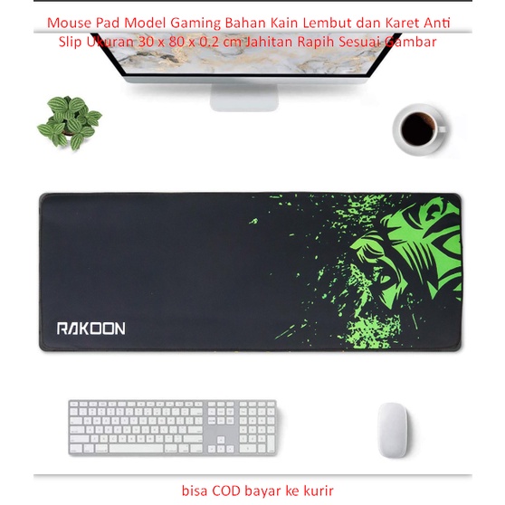 Jual Mouse Pad Model Gaming Bahan Kain Lembut dan Karet Anti Slip ...