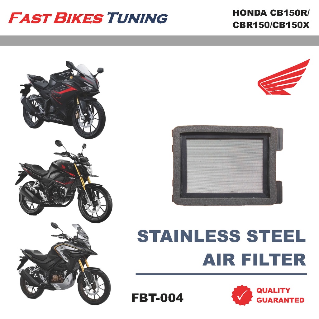 Jual FILTER UDARA HONDA CBR150 - FILTER UDARA STAINLESS - FILTER UDARA ...