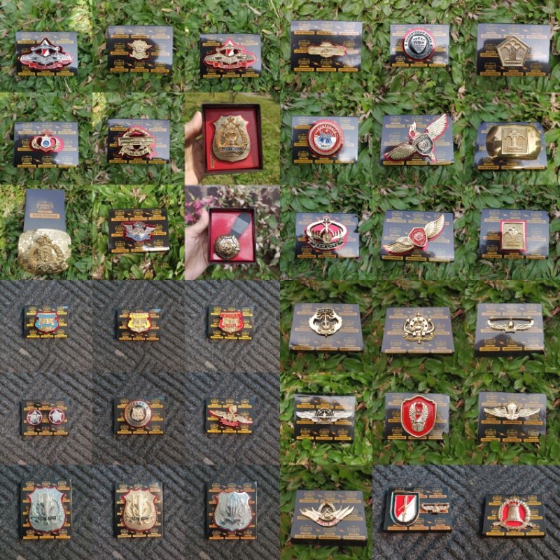 Jual PIN POLISI/PIN TNI/PIN KEJAKSAAN/PIN SATPAM/PIN KUMHAM/WING TNI ...