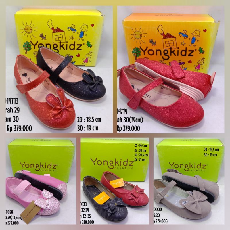 Jual Sepatu Flatshoes Anak Perempuan Branded Yongkidz Original | Shopee ...