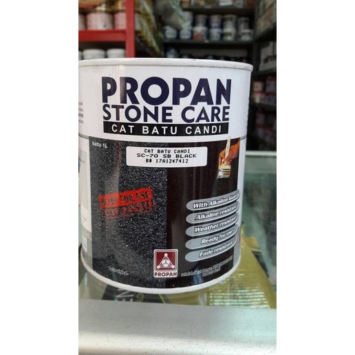 Jual PROPAN STONE CARE CAT BATU CANDI BLACK STONECARE 1LITER | Shopee ...