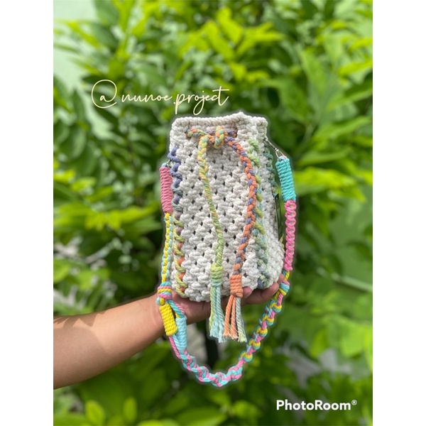 Jual Macrame Bucket Bag LARGE/ Tas Macrame Lucu Unik/ Tas Makrame ...