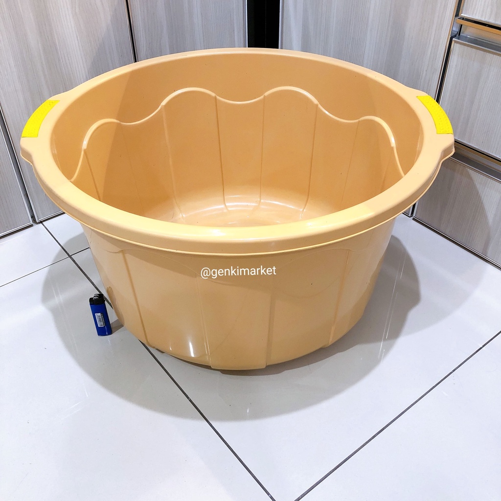 Jual Baskom Plastik Baskom Besar Africa Caramel Genki Market | Shopee ...