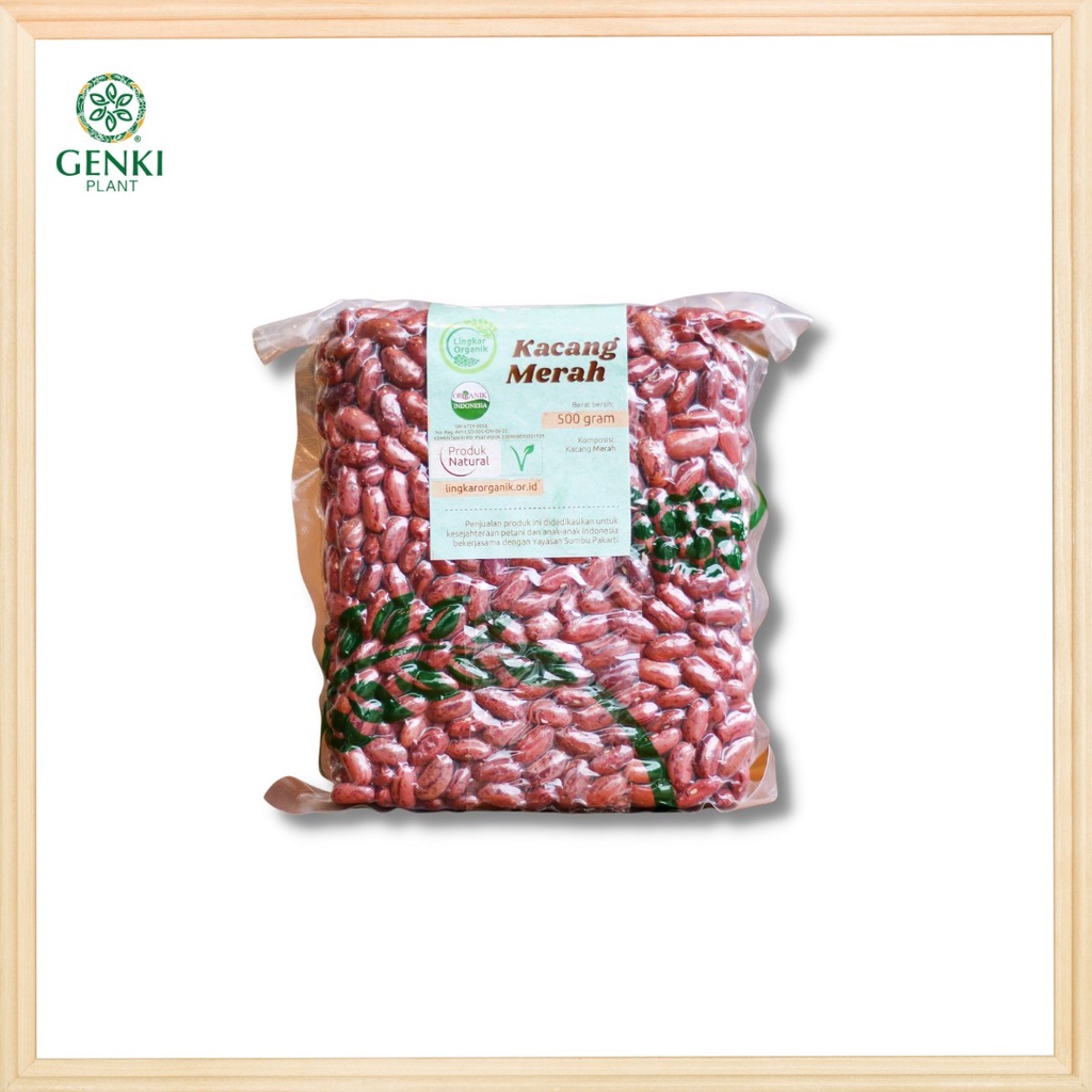 Jual Lingkar Organik Kacang Merah - 500 g | Shopee Indonesia