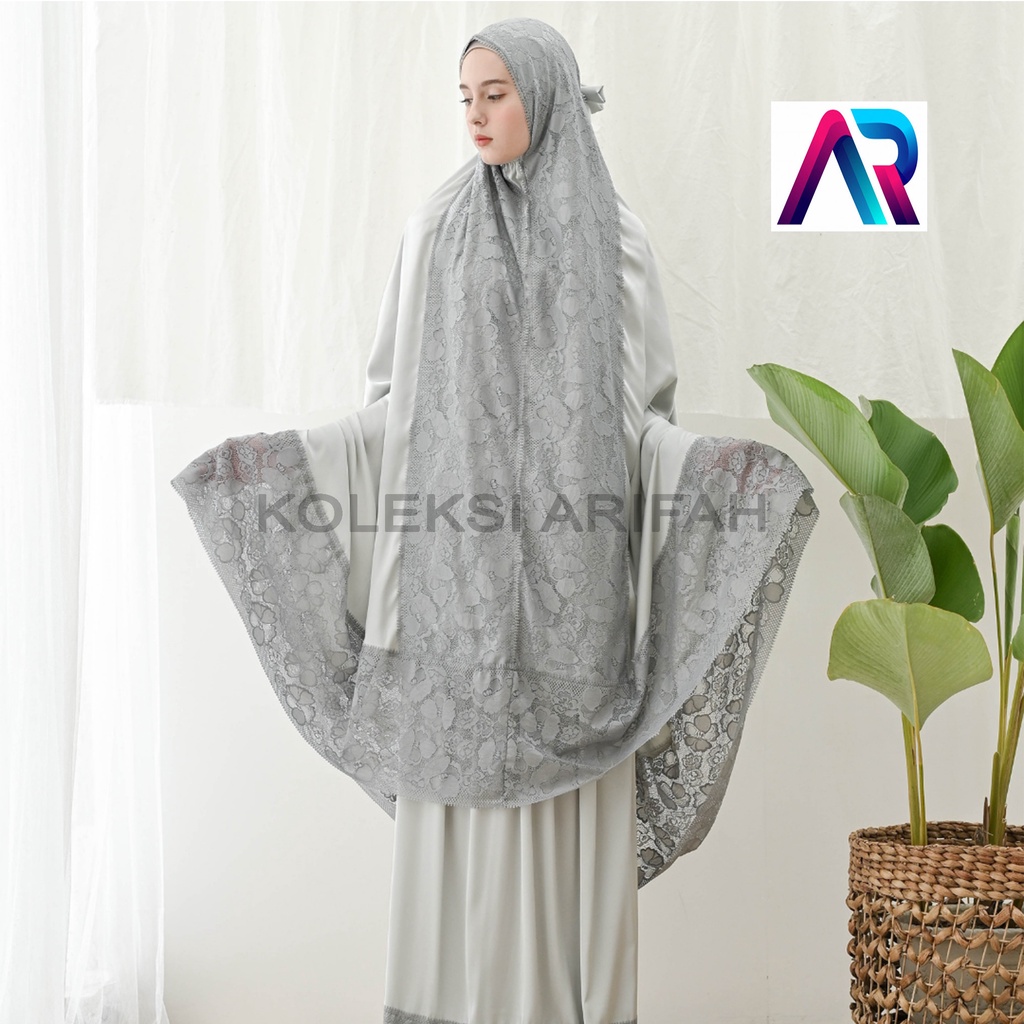 Jual Mukena Dewasa Model 2 in 1 Bahan Silk Premium Impor Ukuran jumbo ...