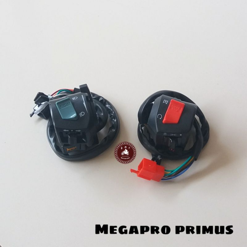 Jual Saklar Holder Kanan/Kiri Megapro primus Megapro Hiu | Shopee Indonesia