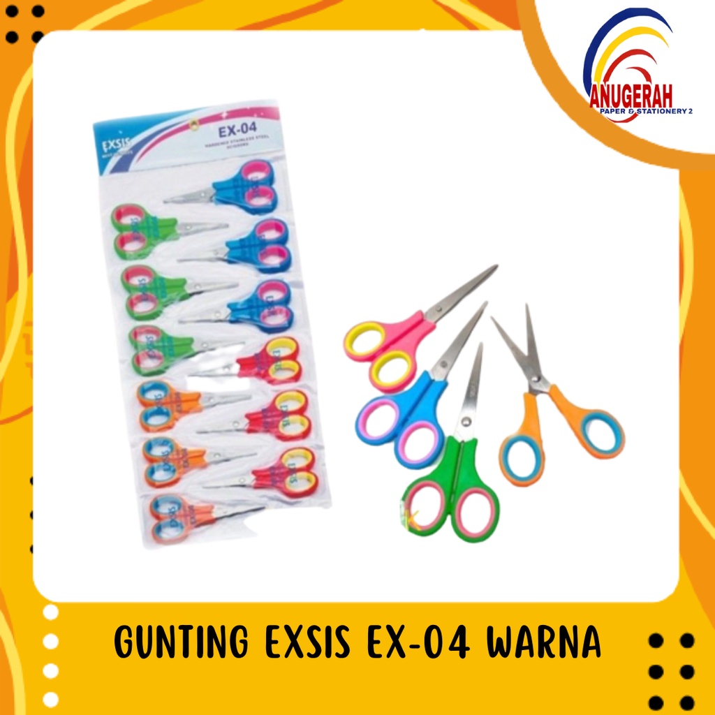 Jual GUNTING WARNA EXSIS EX-04 (PCS) | Shopee Indonesia