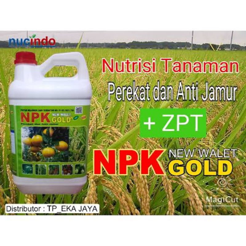 Jual Pupuk NPK Gold cair 5L. | Shopee Indonesia