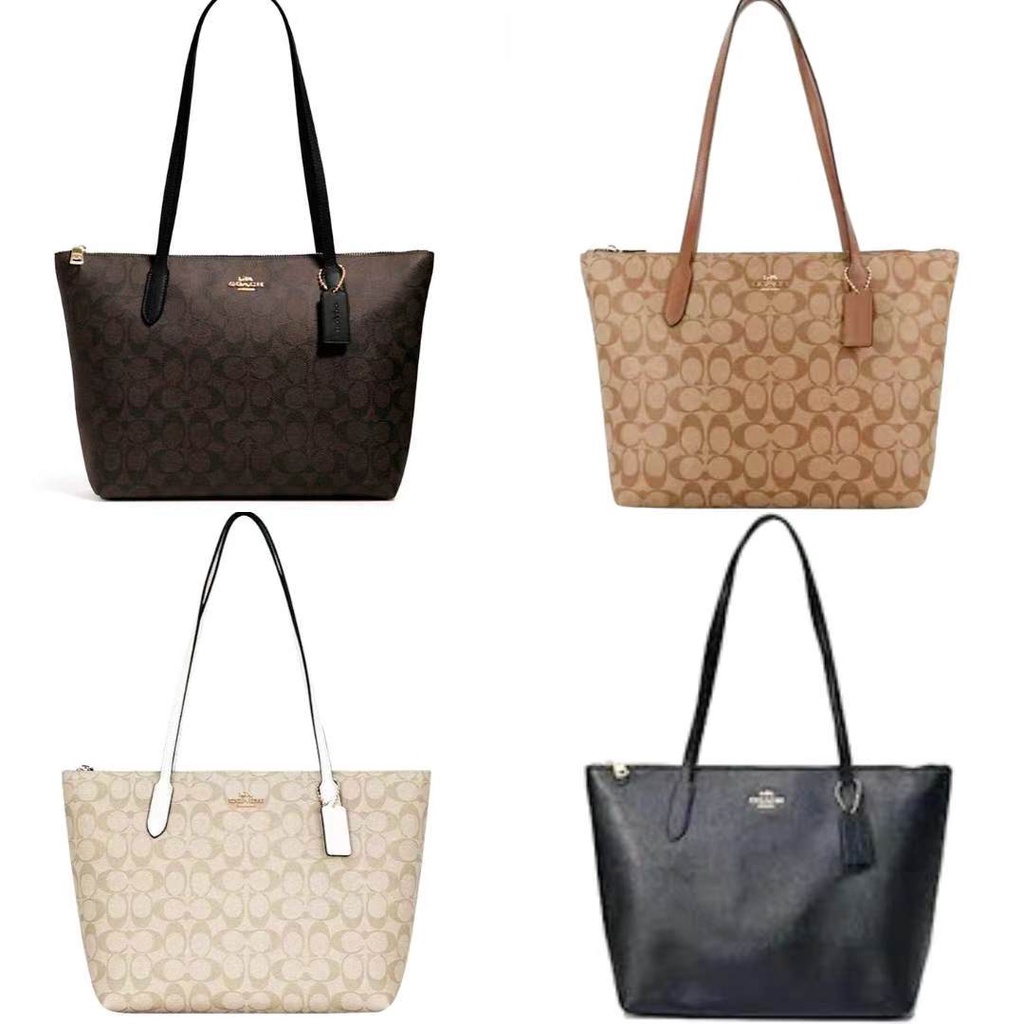 Jual Coach 4455 4454 zipper shoulder bag tote bag handbag shopping bag ...