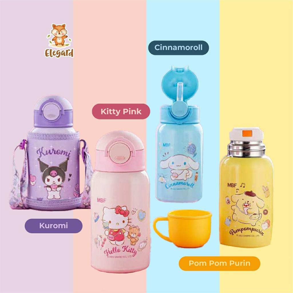 Jual Botol minum anak/ thermos stainless anak/ botol minum stainless motif Hellokitty/Kuromi ...