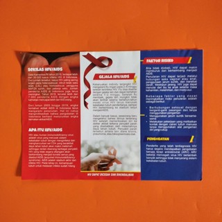 Jual Leaflet Atau Brosur HIV - Media Edukasi Kesehatan HIV/ AIDS | Shopee Indonesia