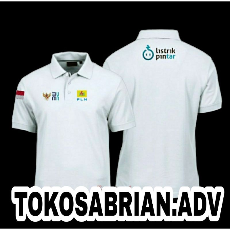 Jual Baju kaos PLN Kaos PLN Polo shirt PLN Listrik pintar seraham PLN ...