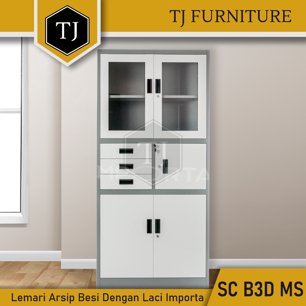 Jual Importa Loker Besi / Lemari Arsip / Kabinet Kantor Besi 2 Pintu ...