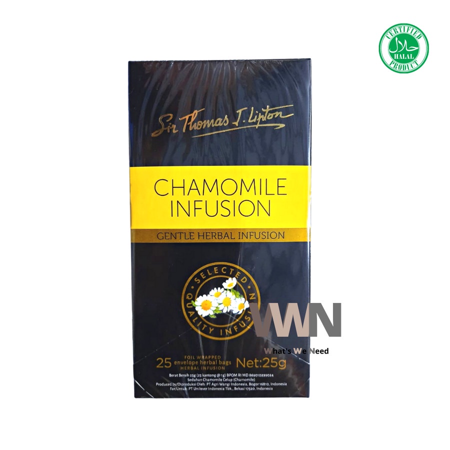 Jual Lipton Tea Bag Chamomile Infusion 25X1 GR | Shopee Indonesia