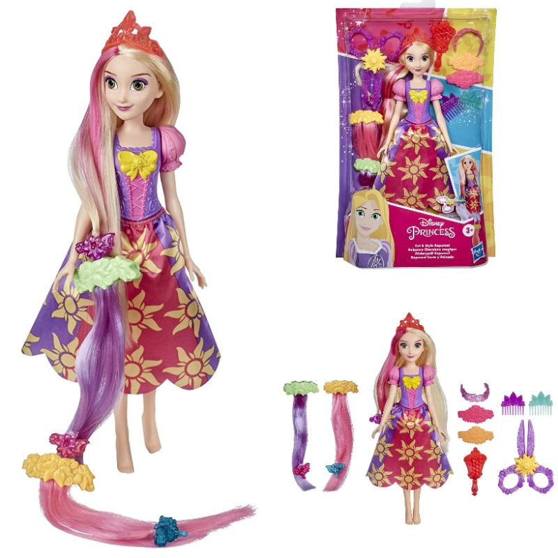 Jual Disney Princess Rapunzel Cut & Style Hair Fashion Doll Original ...