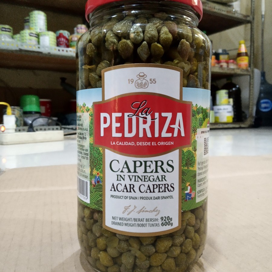 Jual LA Pedriza Capers in Vinegar / Acar Capers 920GR | Shopee Indonesia