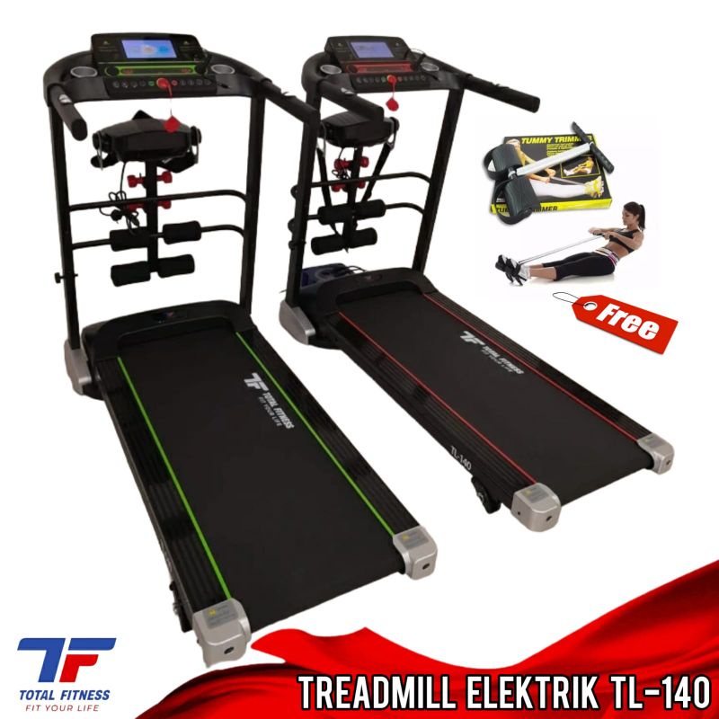 Jual TREADMILL ELEKTRIK TOTAL TL-140 BISA WIFI INCLINE ALAT GYM ALAT ...