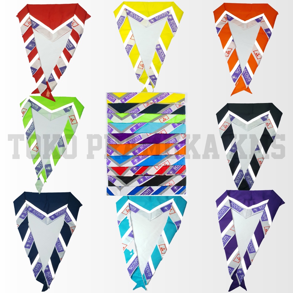 Jual Scraf Pramuka Sablon Scout Scraft wosm Menyala skraf Spotlight ...