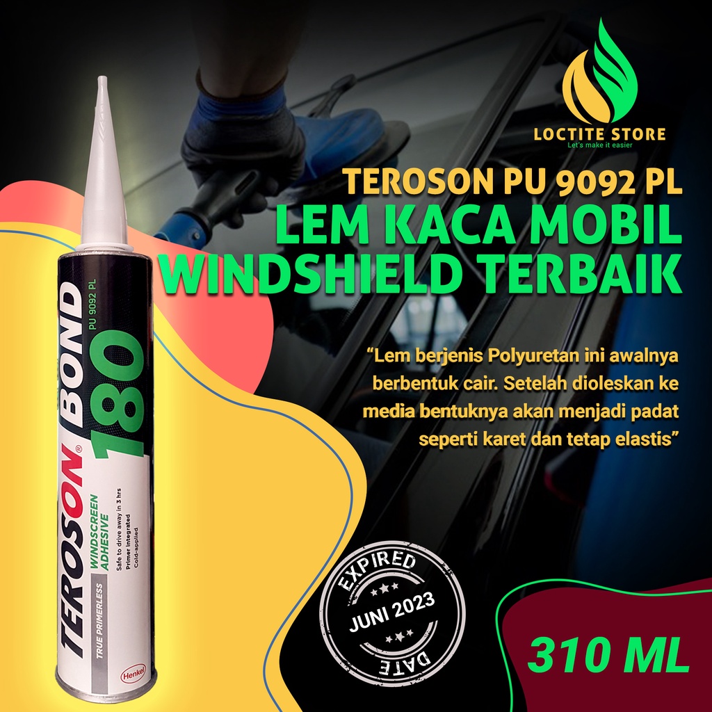 Jual LEM KACA MOBIL DAN BEMPER TEROSON PU 9092 BOND 180 DIRECT GLAZING ...
