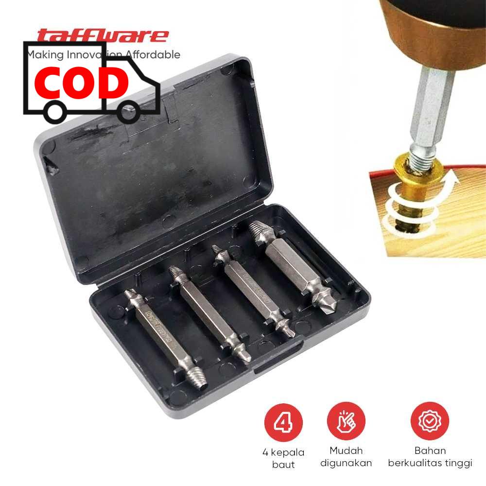 Jual Screw Extractor Sekrup Remover Alat Pembuka Pencabut Skrup Baut ...