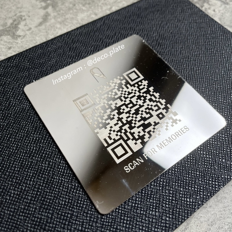 Jual Plat Stainless | Barcode Stainless | Custom Plat | Barcode Qris ...