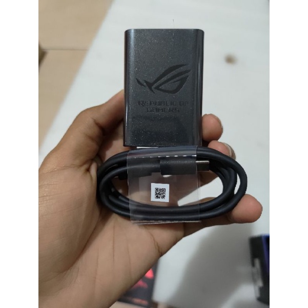 Jual KEPALA KABEL CHARGER ROG PHONE 1 2 3 5 5S 30WATT ORI | Shopee ...