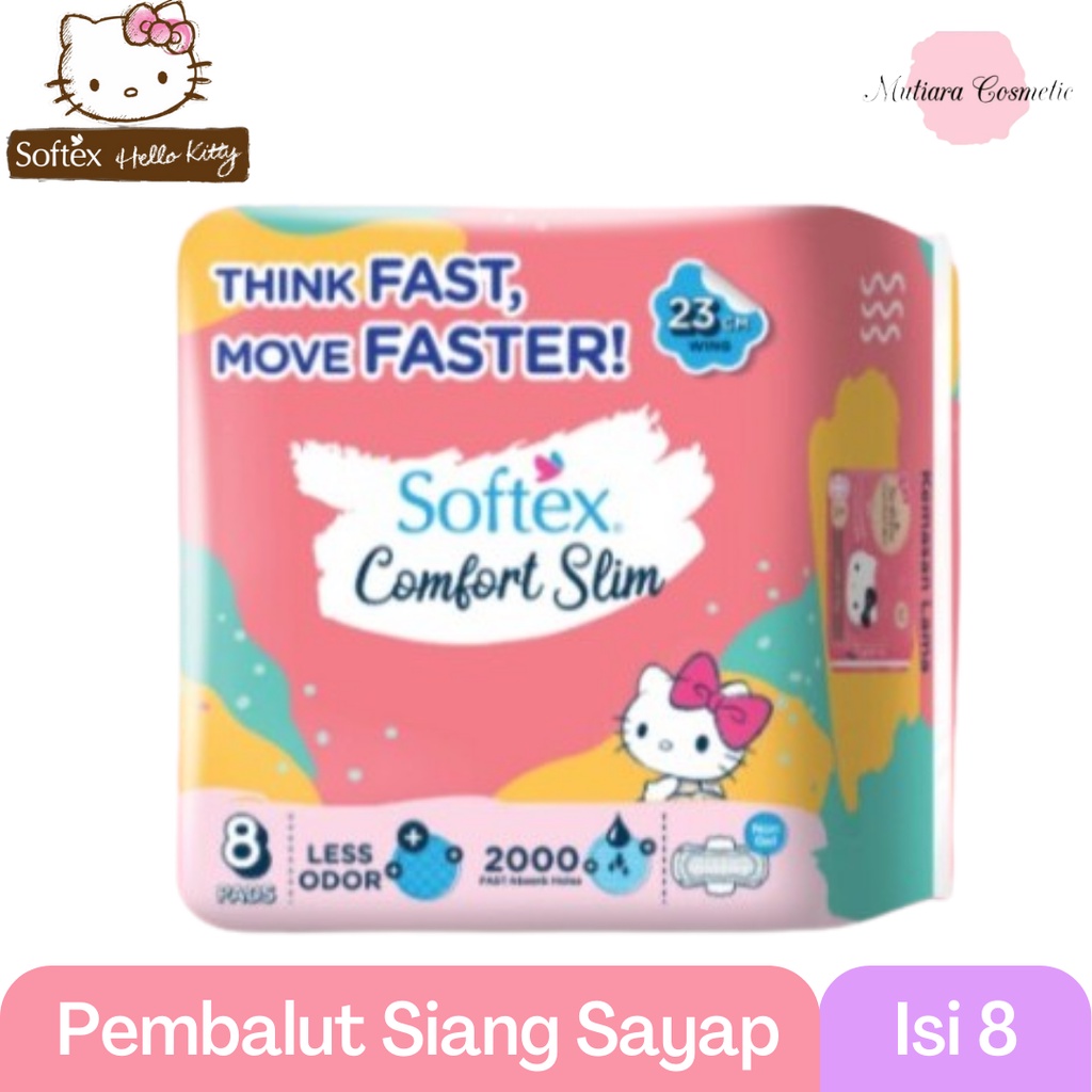Jual Pembalut Softex Hello Kitty Wing ( Sayap ) isi 8 pcs | Shopee ...