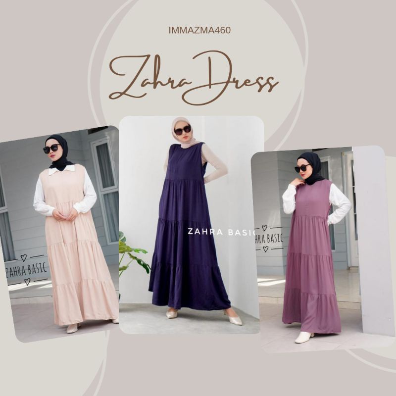 Jual Inner Dress Polos/Inner Dress Model Susun/Inner Casual/Inner ...