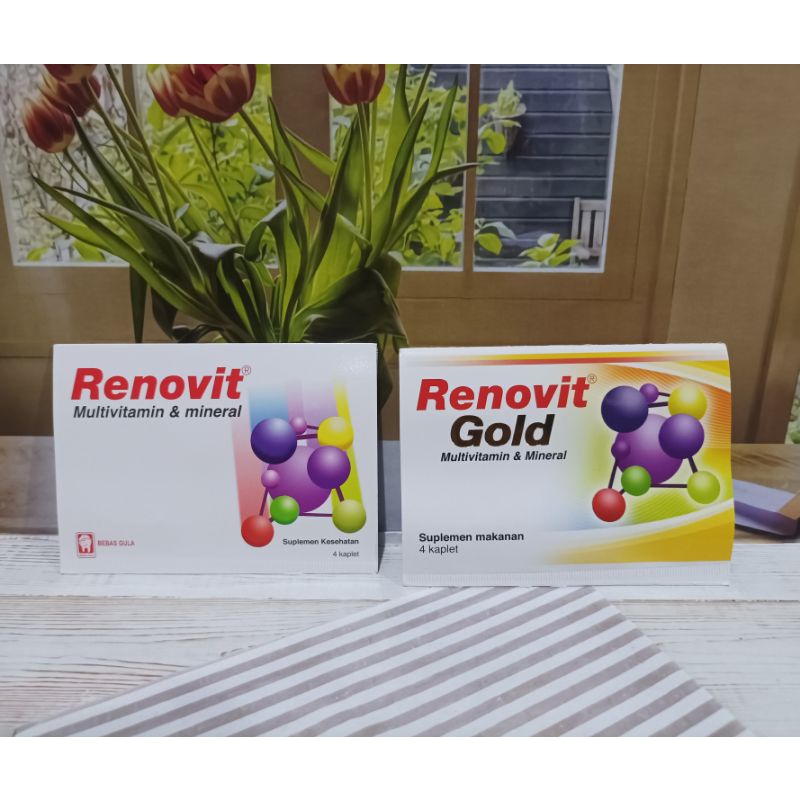 Jual Renovit Strip isi 4 Kaplet | Shopee Indonesia
