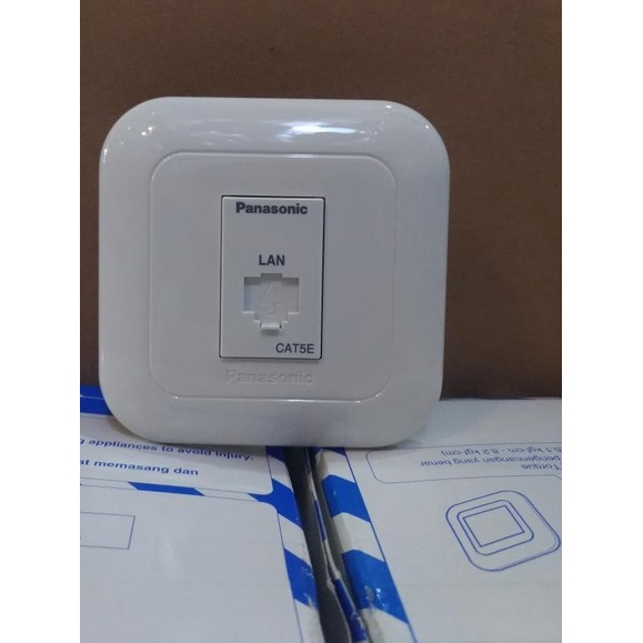 Jual SOCKET DATA NETWORK CAT5e RJ45 - PANASONIC WIDE SERIES | Shopee ...