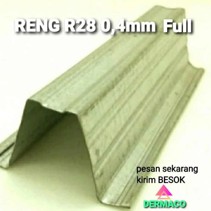 Jual RENG BAJA RINGAN R28 0,4mm FULL / BATTEN RENG / KANAL B / RENG ...