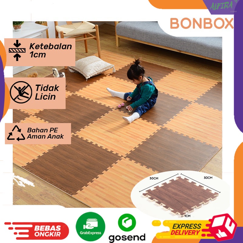 Jual Matras Puzzle Lantai Printed Mudah Disusun BONBOX 30x30CM Motif ...