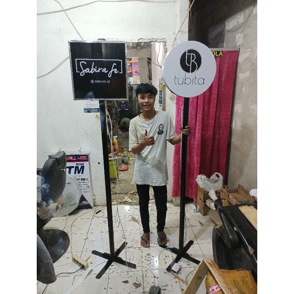 Jual Neon box tiang stand | Shopee Indonesia