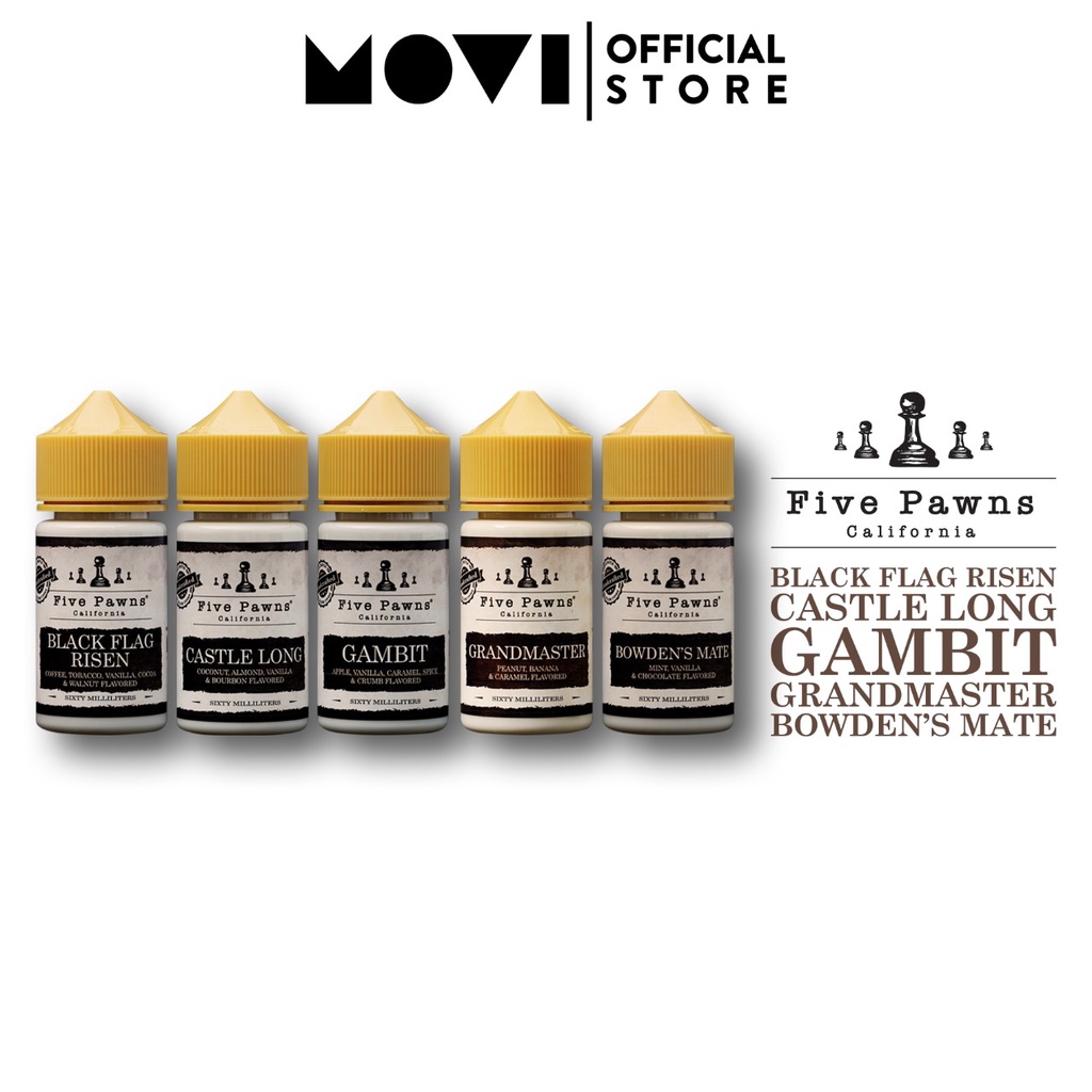Jual LIQUID FIVE PAWNS ULTRA PREMIUM LIQUID USA 5pawns | Shopee Indonesia