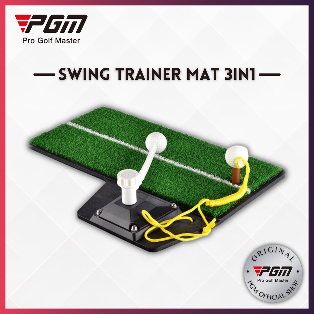 Jual PGM Golf Swing Mat Trainer Practice | Indoor Mini Swing Matras ...