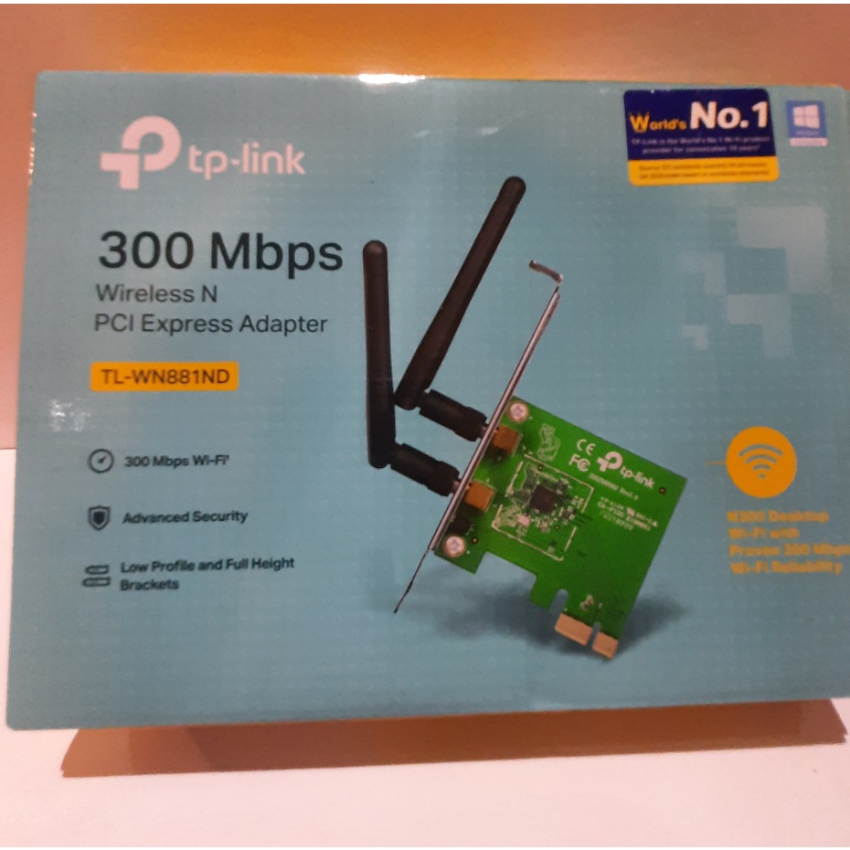 Jual TP-LINK TL-WN881ND Wireless N PCI Express Adapter / PCI Express ...