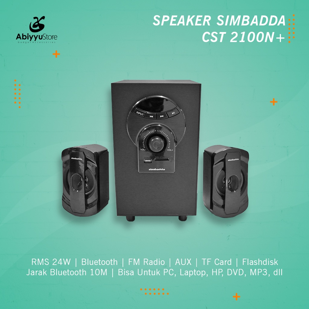 Jual Speaker Bluetooth Simbadda CST 2100N+ Plus Wireless Speaker Aktif ...