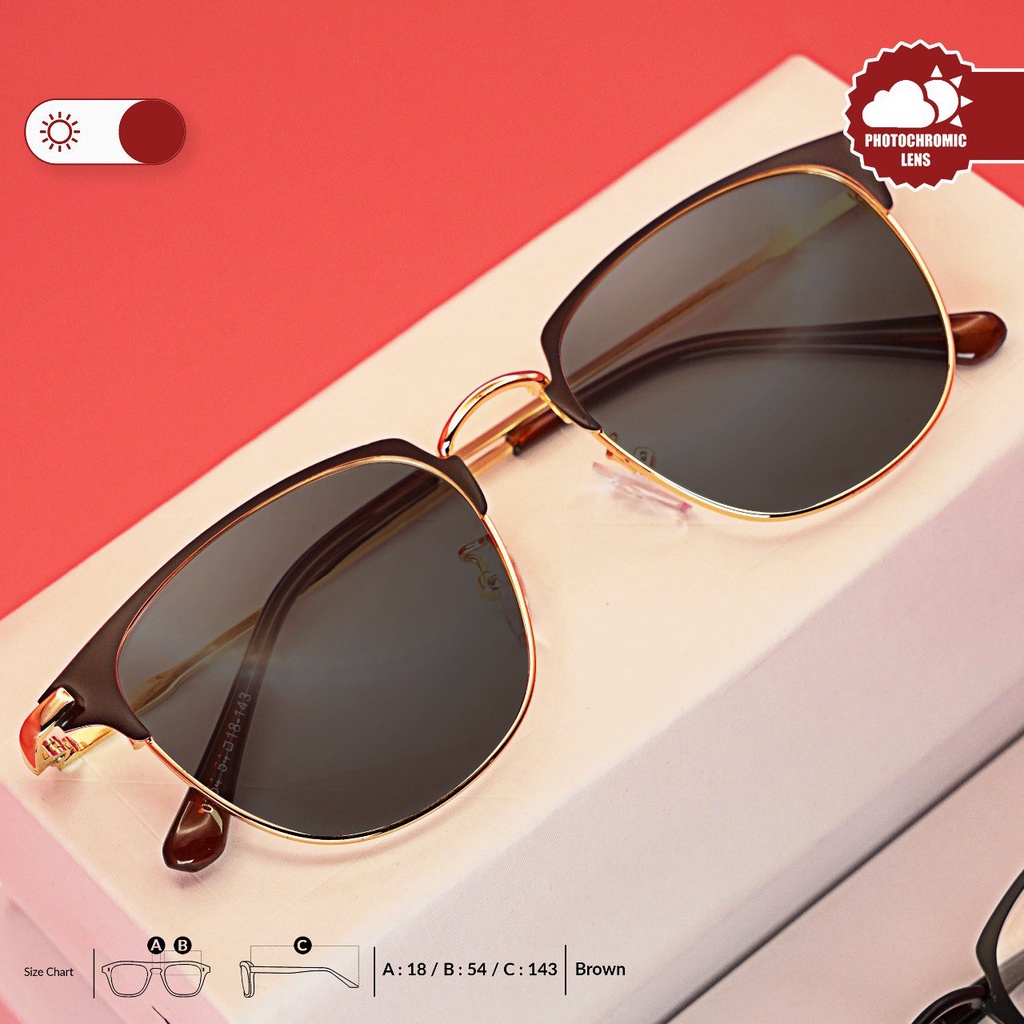 Jual FRAME KACAMATA PHOTOCHROMIC 0254 | Shopee Indonesia