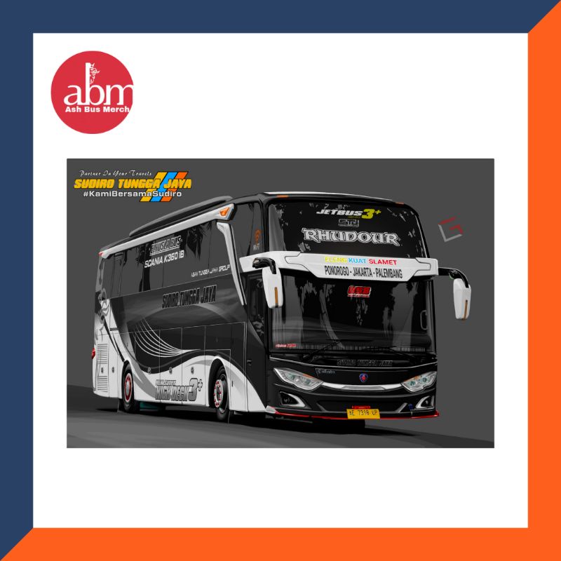 Jual Poster Bus Bis Sudiro Tungga Jaya STJ Rhudour | Shopee Indonesia