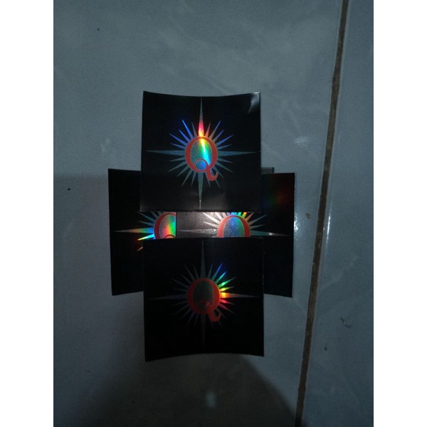 Jual Stiker hologram Kera Sakti logo lambang Q bersinar printing/stiker ... Jual Stiker hologram Kera Sakti logo lambang Q bersinar printing/stiker ...