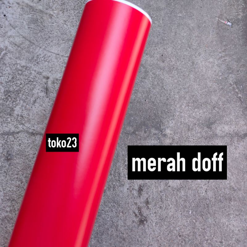 Jual STIKER MERAH DOFF SKOTLET MOTOR MERAH DOFF PROFIX | Shopee Indonesia