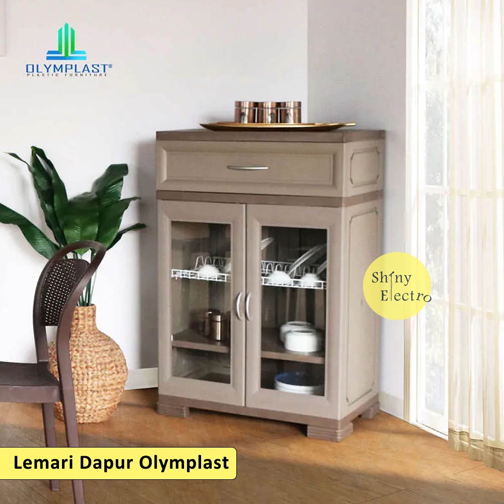 Jual Lemari Rak Kayu [ Piring / Gelas / Mangkok / Panci / Frying Pan ...