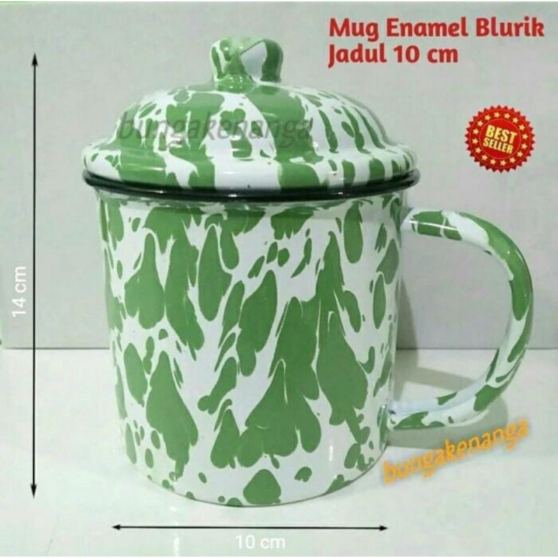 Jual Gelas Mug/Cangkir Seng Enamel Klasik Blurik Jadul | Shopee Indonesia
