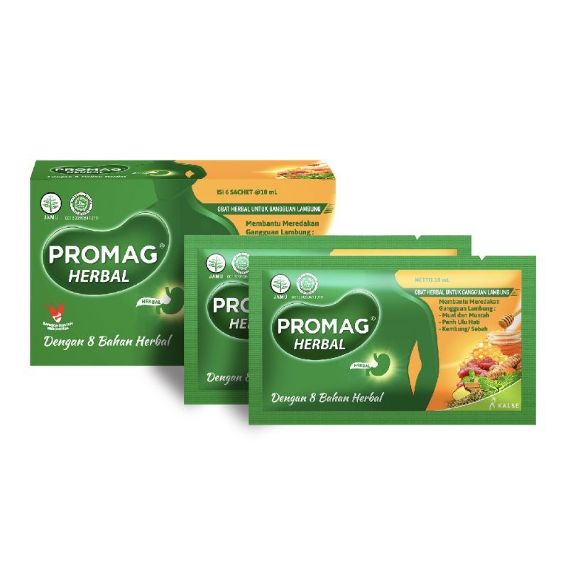 Jual Promag Herbal isi 6 sachet | Shopee Indonesia