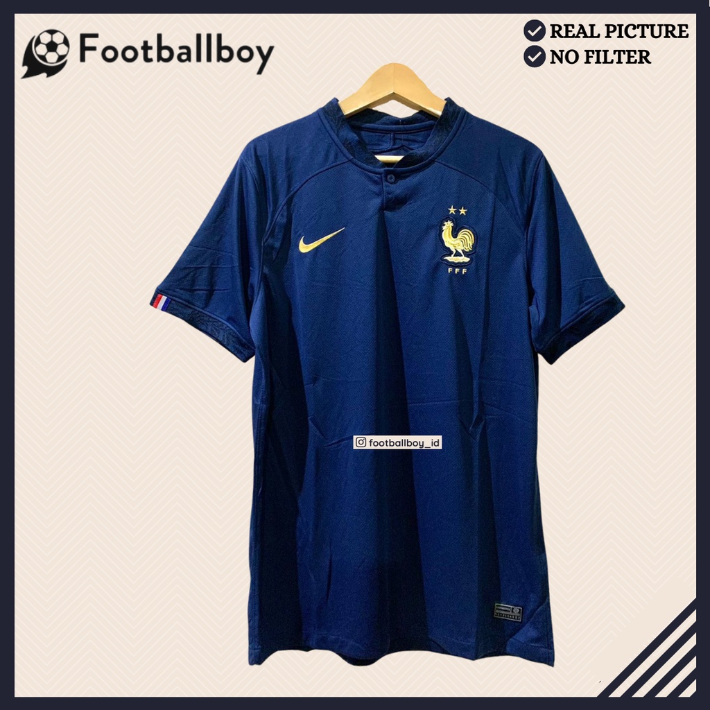 Jual Jersey Baju Bola Timnas Negara France Prancis Perancis Home Piala ...